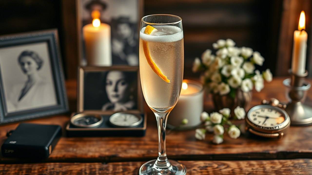 Шампанское + Джин = идеальный вечер: как приготовить знаменитый Френч 75!