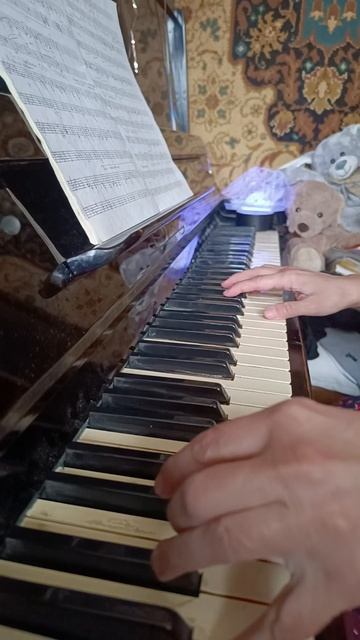 Очи чëрные автор неизвестен, обработка С. Гердаля исполнение на фортепиано