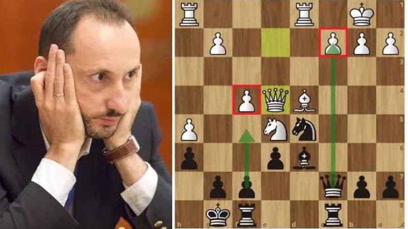 Ш.Мамедьяров - В.Топалов  Подставился... под такую атаку...  Шахматы