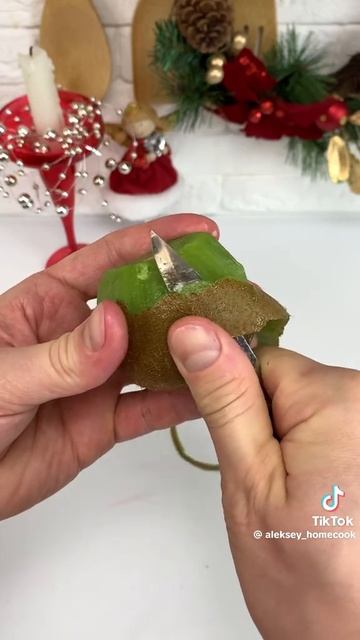 Гренки с киви