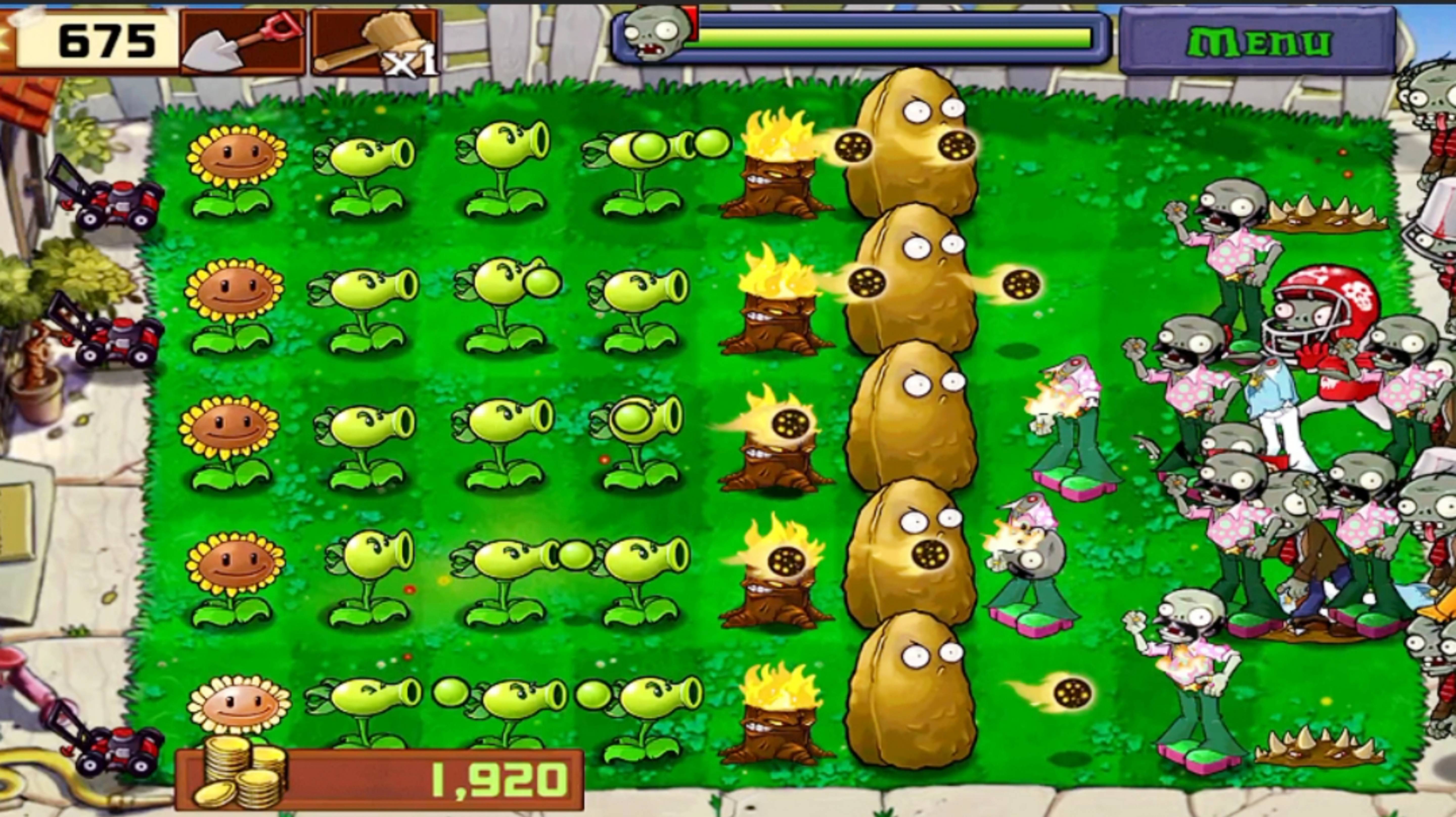РАСТЕНИЯ ПРОТИВ ЗОМБИ / PLANTS VS ZOMBIES ВЫЖИВАНИЕ ДЕНЬ Прохождение