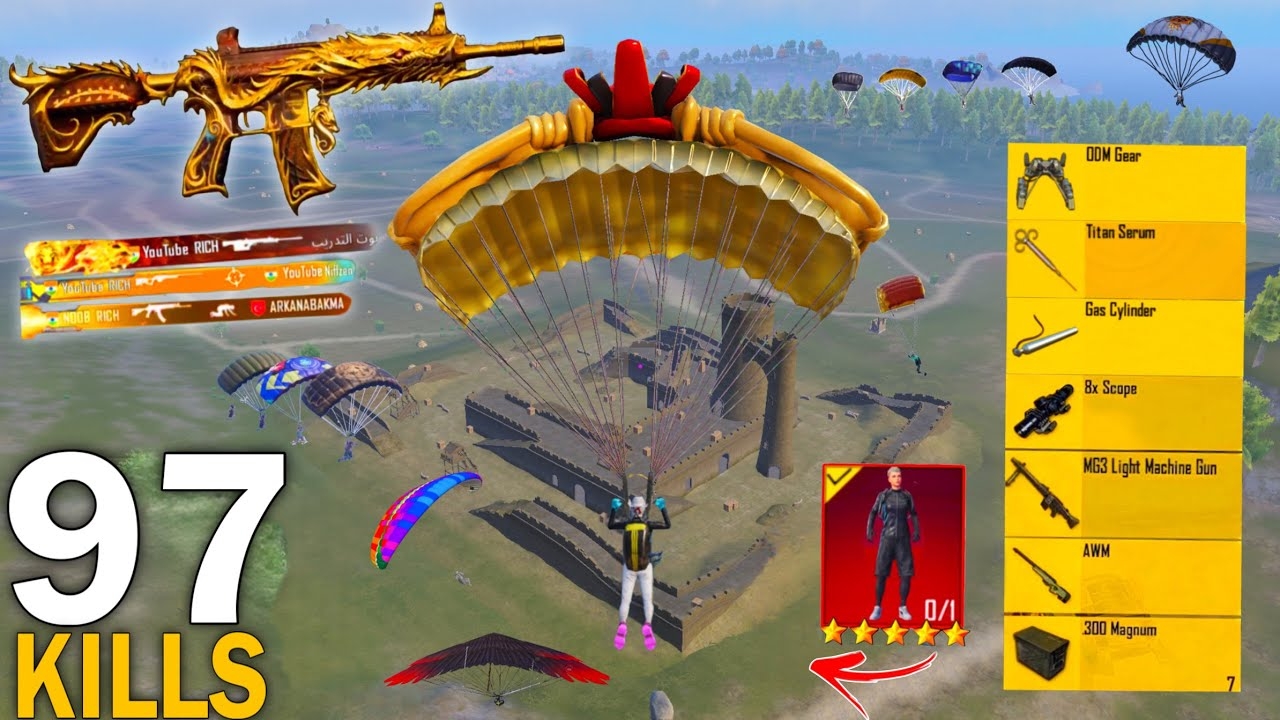 Ого!😍 НОВЫЙ ЛУЧШИЙ ГЕЙМПЛЕЙ ДОБЫЧИ с p90+AWM🔥Pubg Mobile