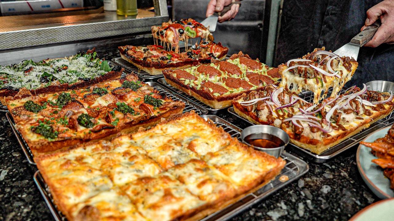 8 лучших пицц в мире! Детройтская, римская, корейская сырная бомба и многое другое.