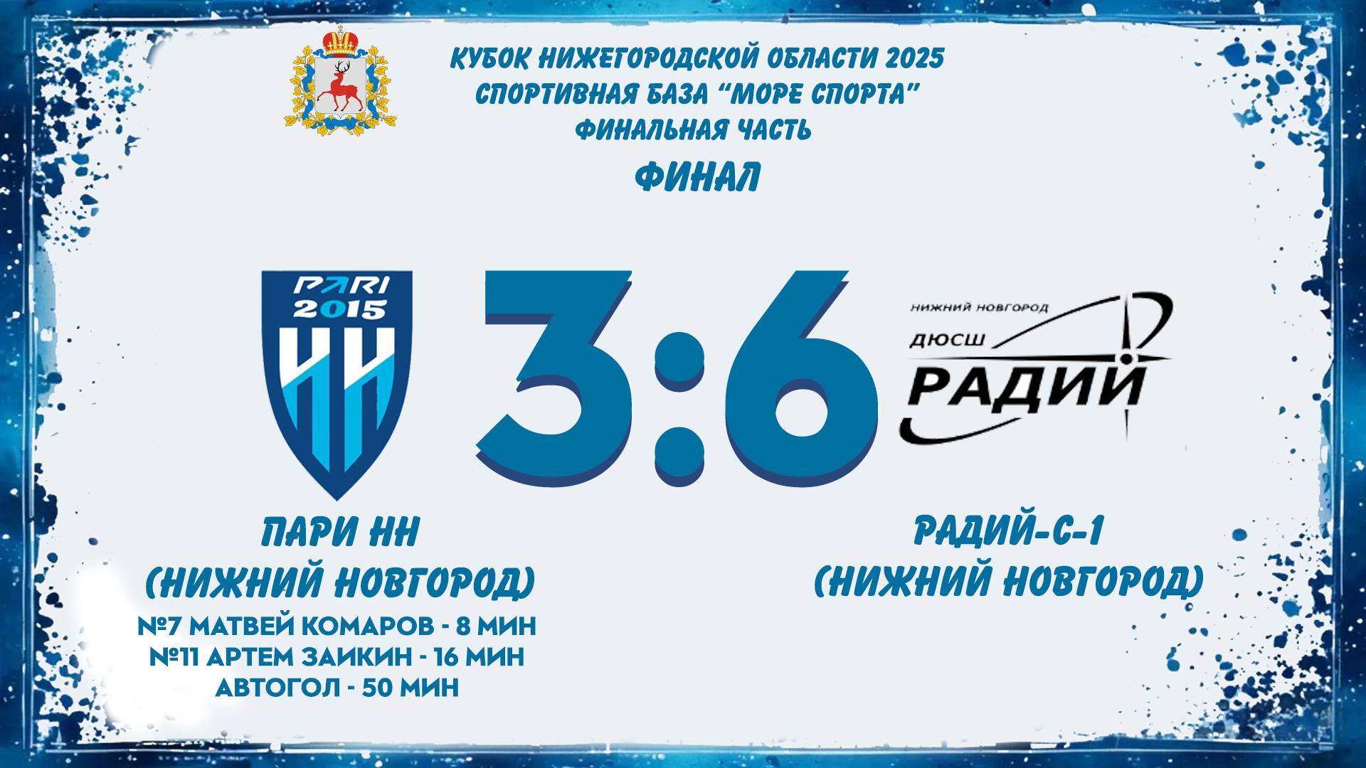 Пари НН (Нижний Новгород) - Радий-С-1 (Нижний Новгород)