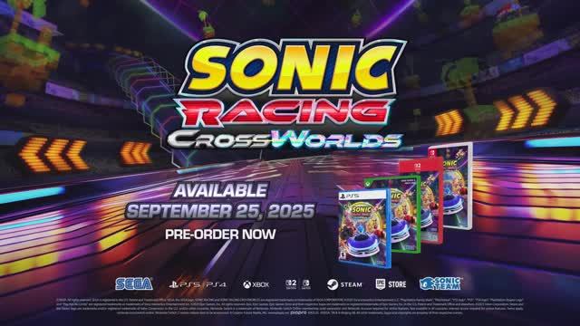 Sonic Racing: CrossWorlds - Summer Game Fest Трейлер о дате выхода игры