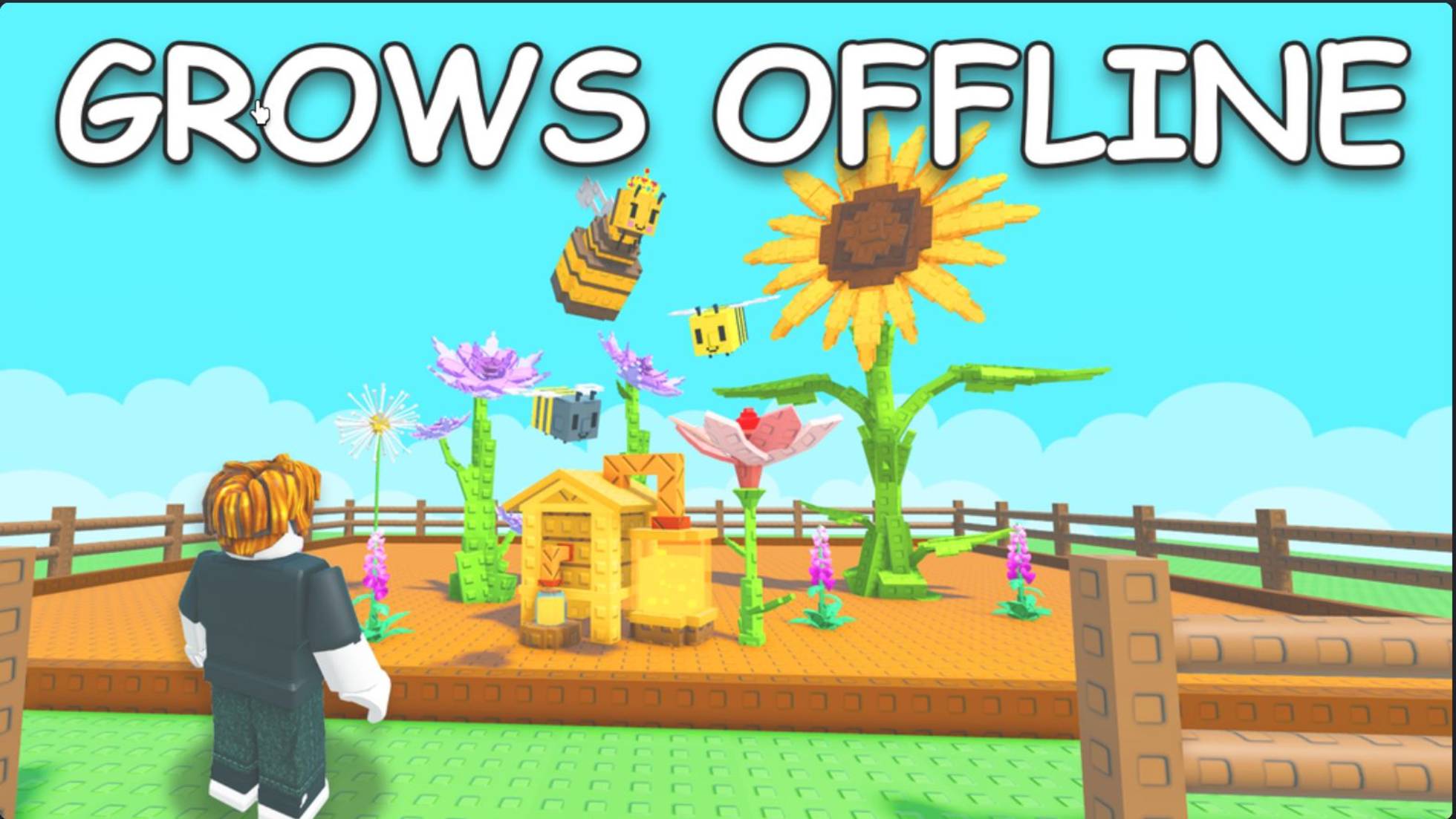 Играю в grow a garden в роблокс