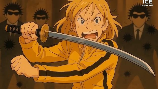 «Убить Билла» в стиле японского аниме от Studio Ghibli