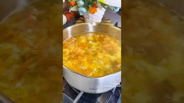 Суп с фасолью