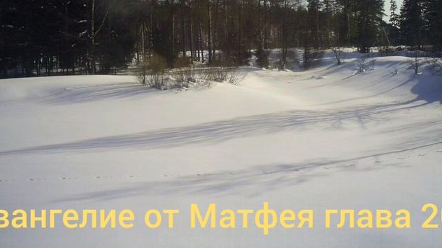 Библия Евангелие от Матфея глава 20