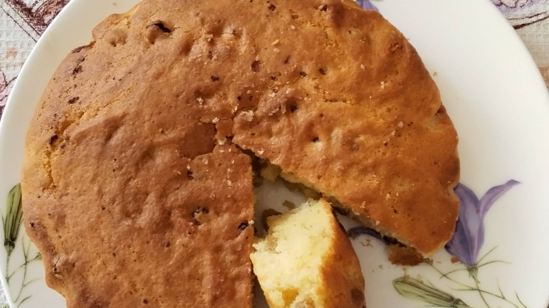 Кекс на кефире в аэрогриле. #кекс