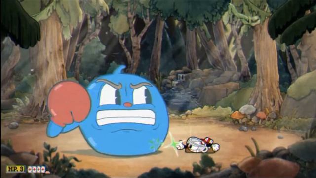 Прохождение Cuphead (3 босс) Тянук де ля Гранд "Опасная трясина"