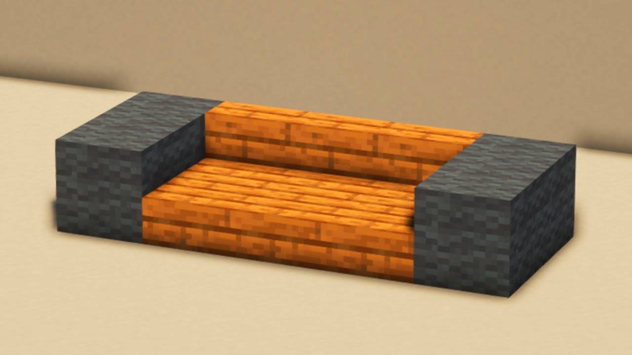 Большой Современный диван в Майнкрафте