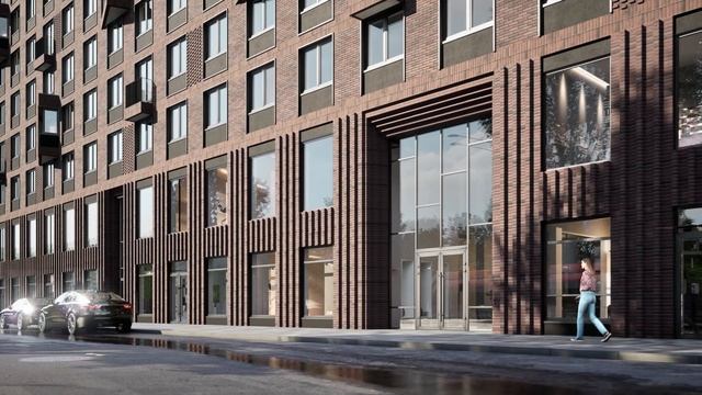 Дом "Литера" | 3D-визуализация проекта в Невском районе