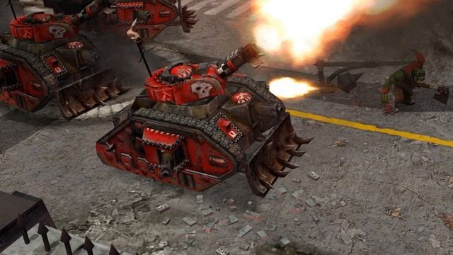 Warhammer 40,000： Dawn of War – Soulstorm. Упёртый танк. Все реплики