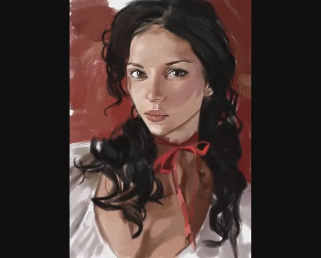 Art girl #speedpainting  [#draw #digitalart  #art #photoshop]