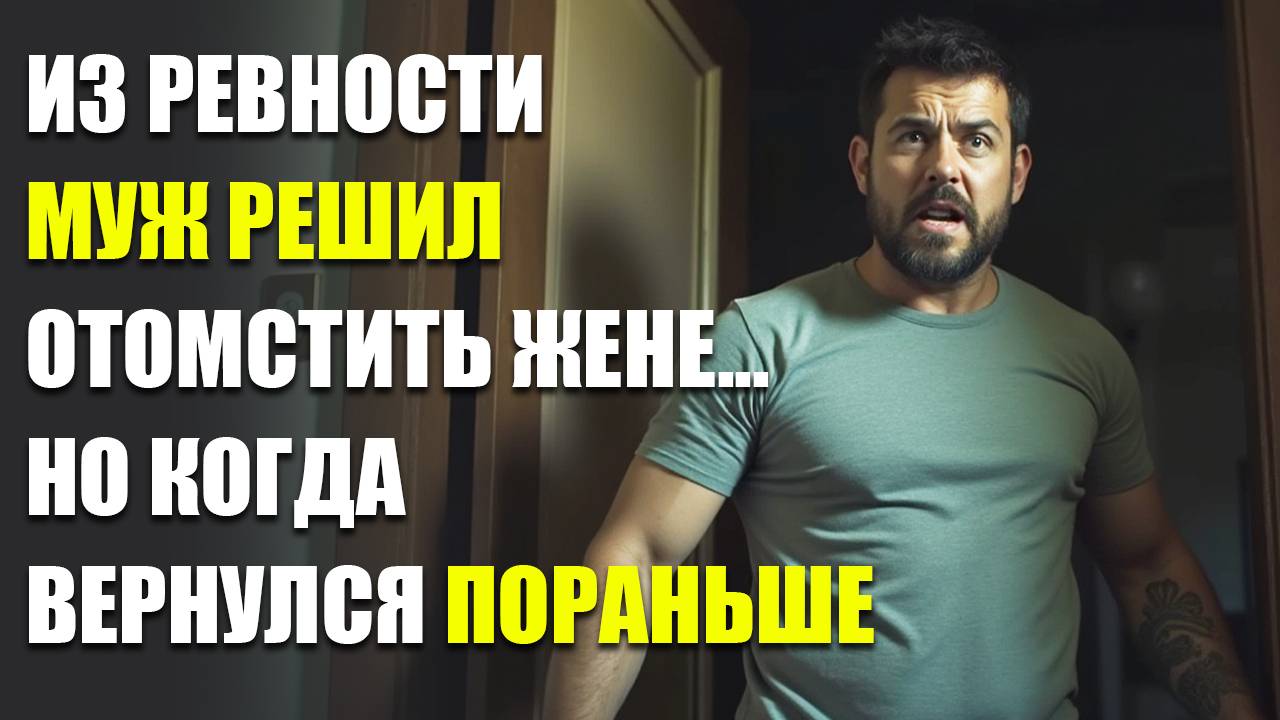 Из ревности муж решил отомстить жене... Но когда вернулся пораньше домой — оцепенел от увиденного
