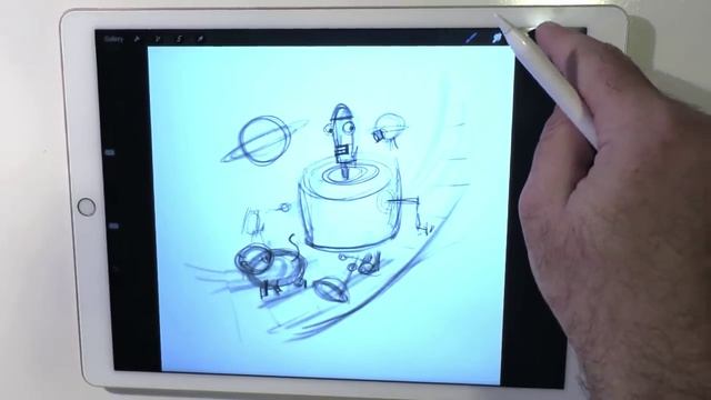 7. Ipad Painting With Procreate