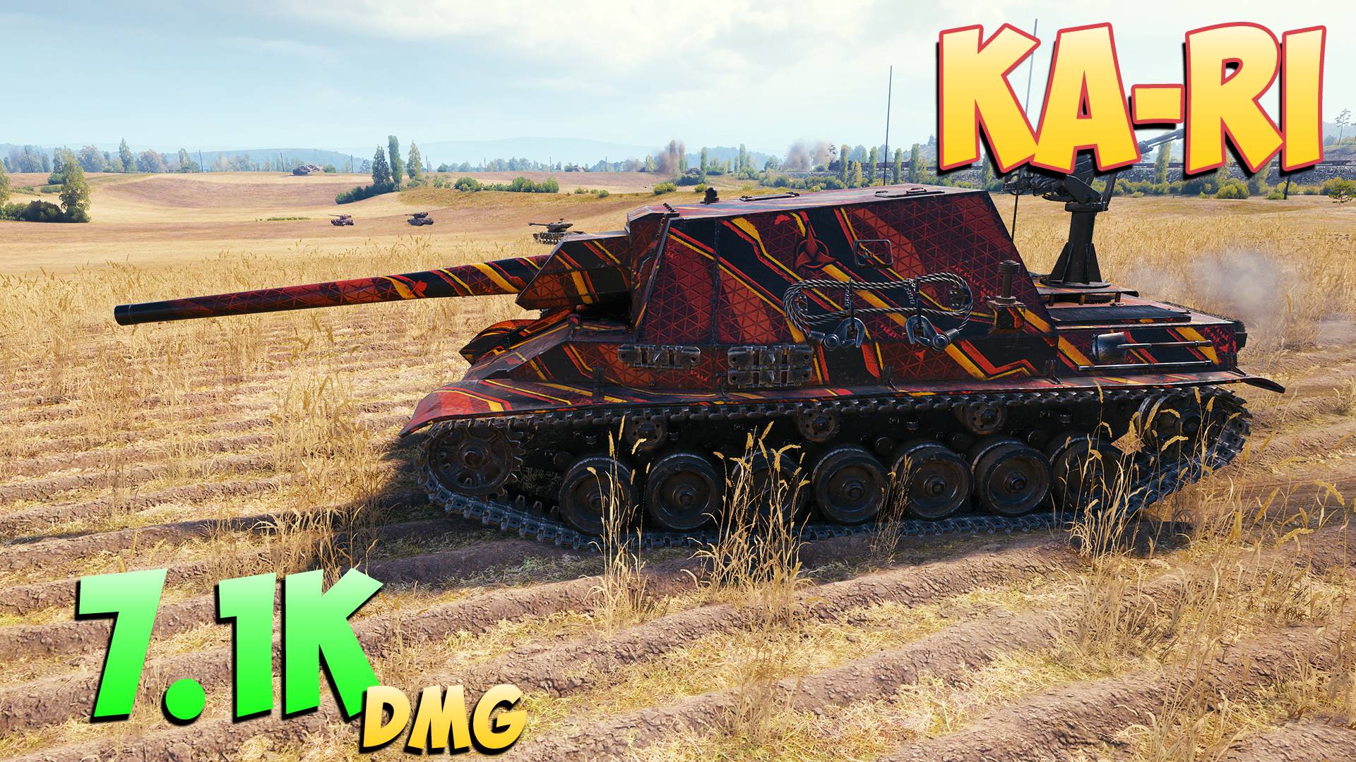 Ka-Ri - 4 Фрагов 7.1K Урона - Поражающий! - Мир Танков