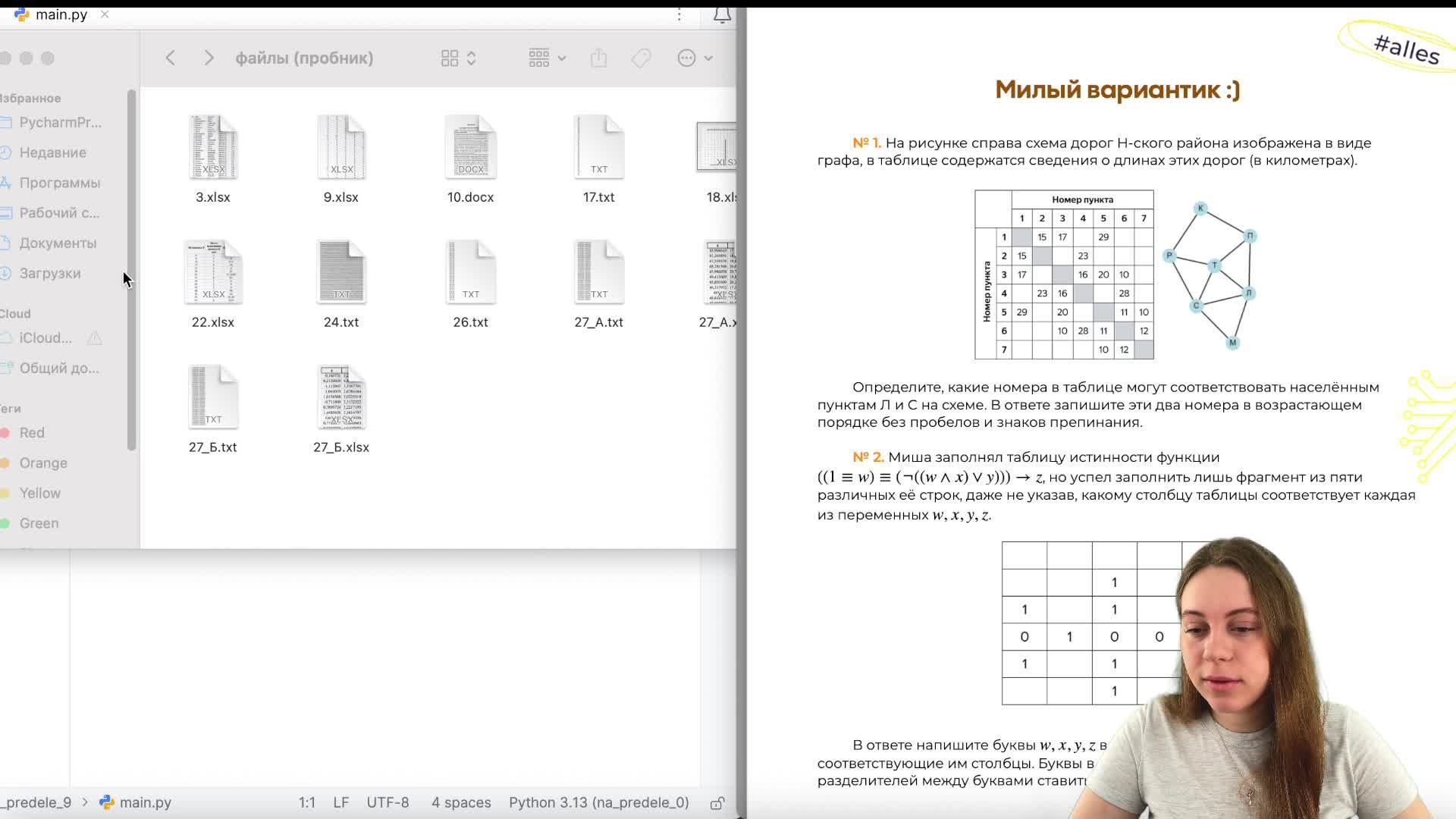 Решаем милый вариант перед ЕГЭ по информатике!