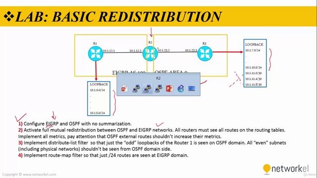 CCNP_Udemy_19_03. LAB - Basic Redistribution Config