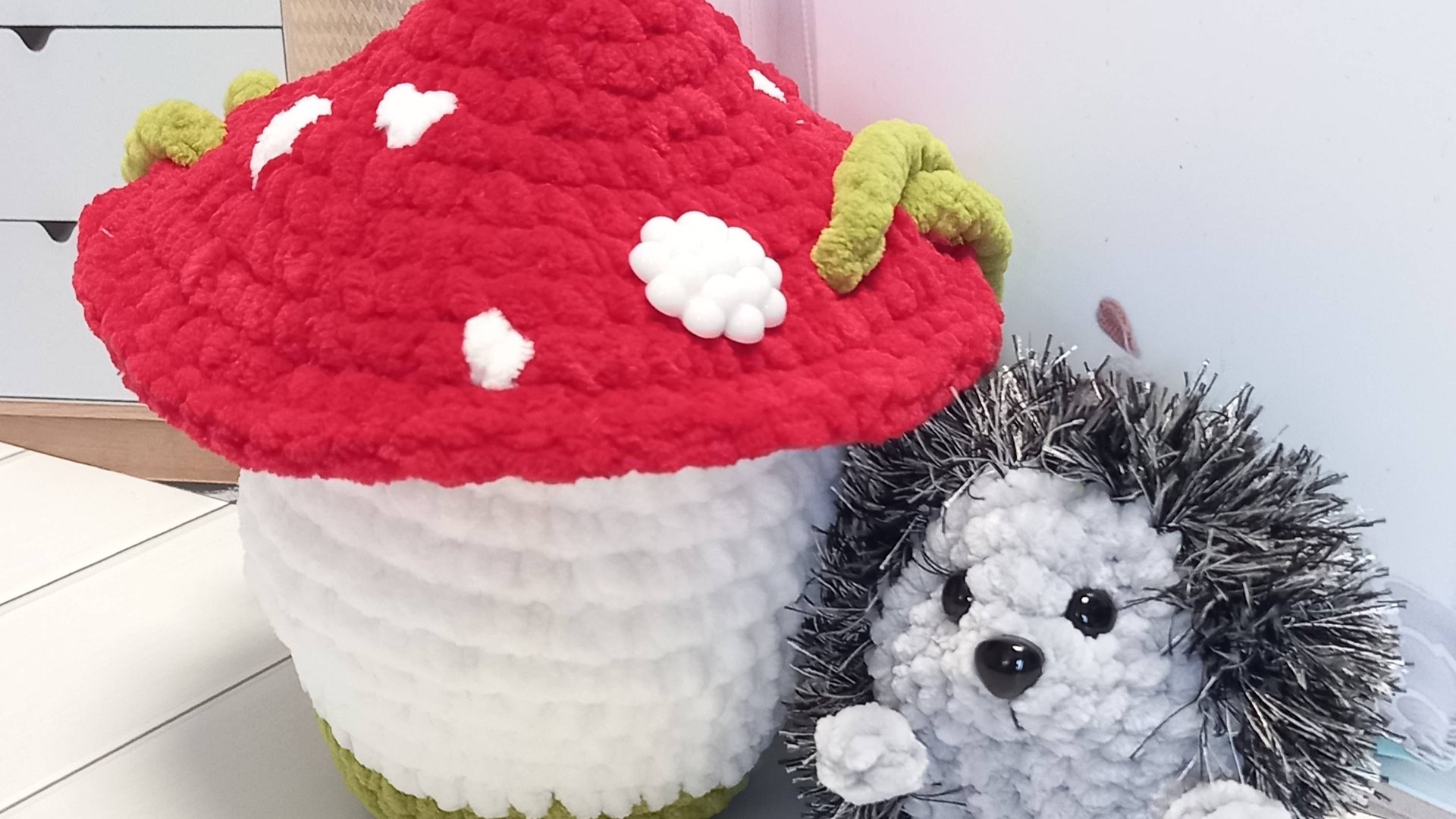 08.06.25 Отчет в марафоне "Вязание это серьезно " 23неделя -  Мухомор🌷🌷🌷