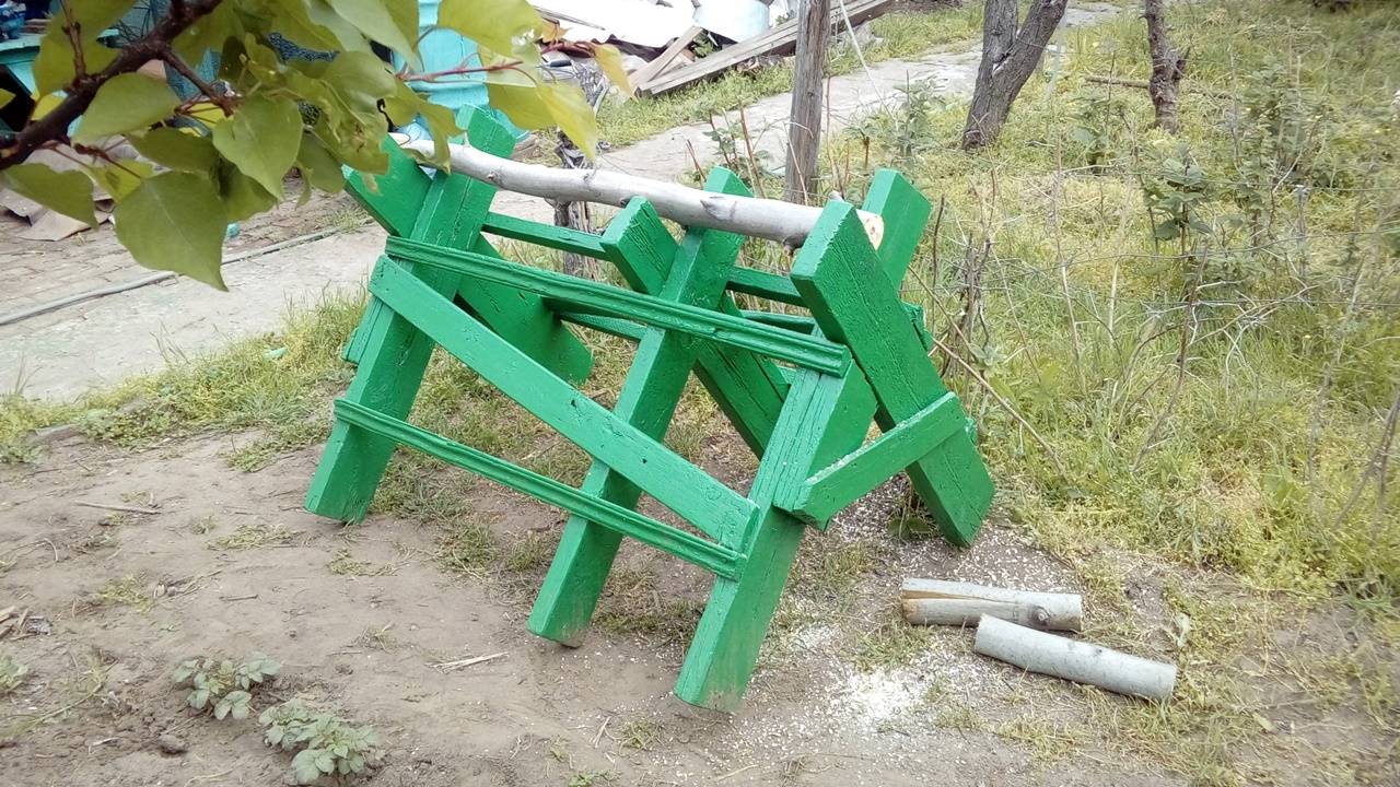 Козлы для распиловки дров и досок