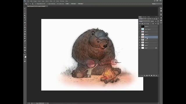 9. Mixed Media Watercolor Digital