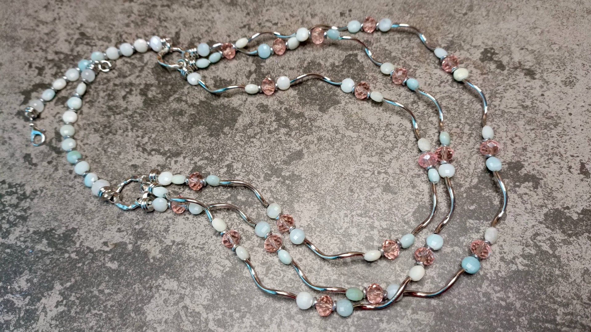 Переделка с  амазонитом и одна интересная покупка.