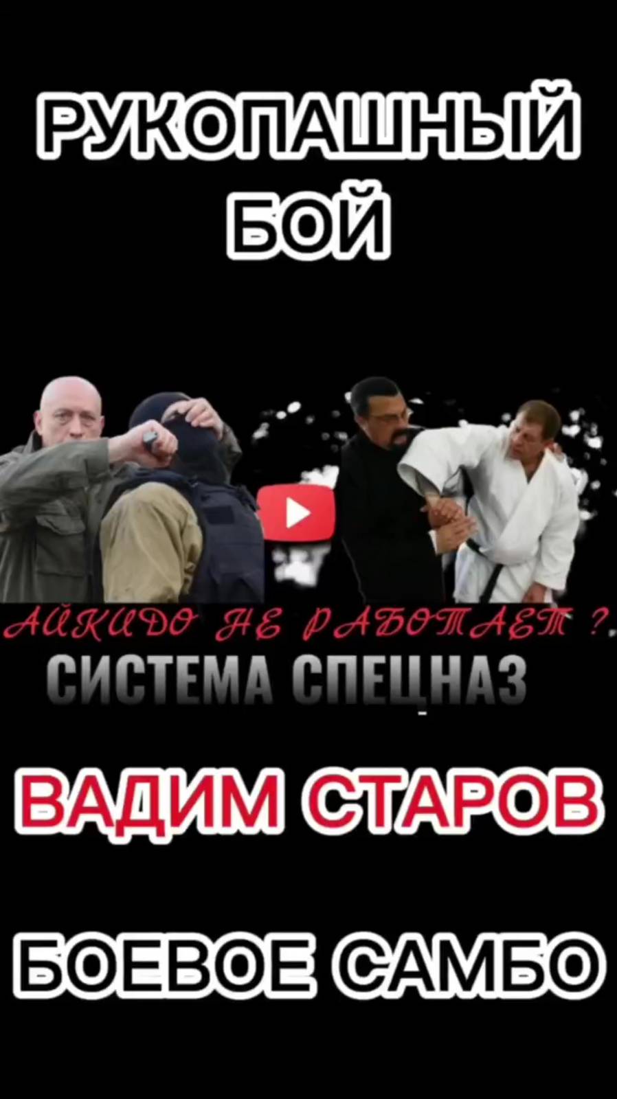 Почему Айкидо  на улице не работает? Вадим Старов Самозащита Система Спецназ Удары и болевые приемы