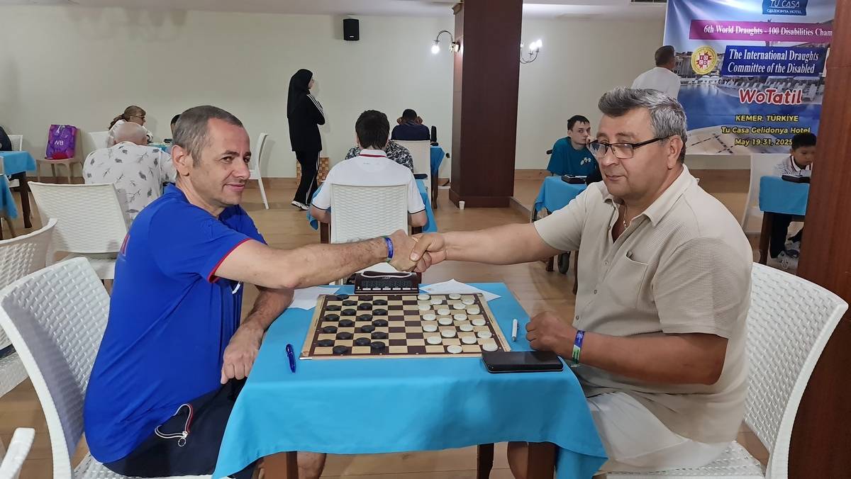 2025. Kemer. 6th World Draughts-100 Dis. Ch. Video 4 - Classic R 1,2, Guide on the Kemer's Sea Beach