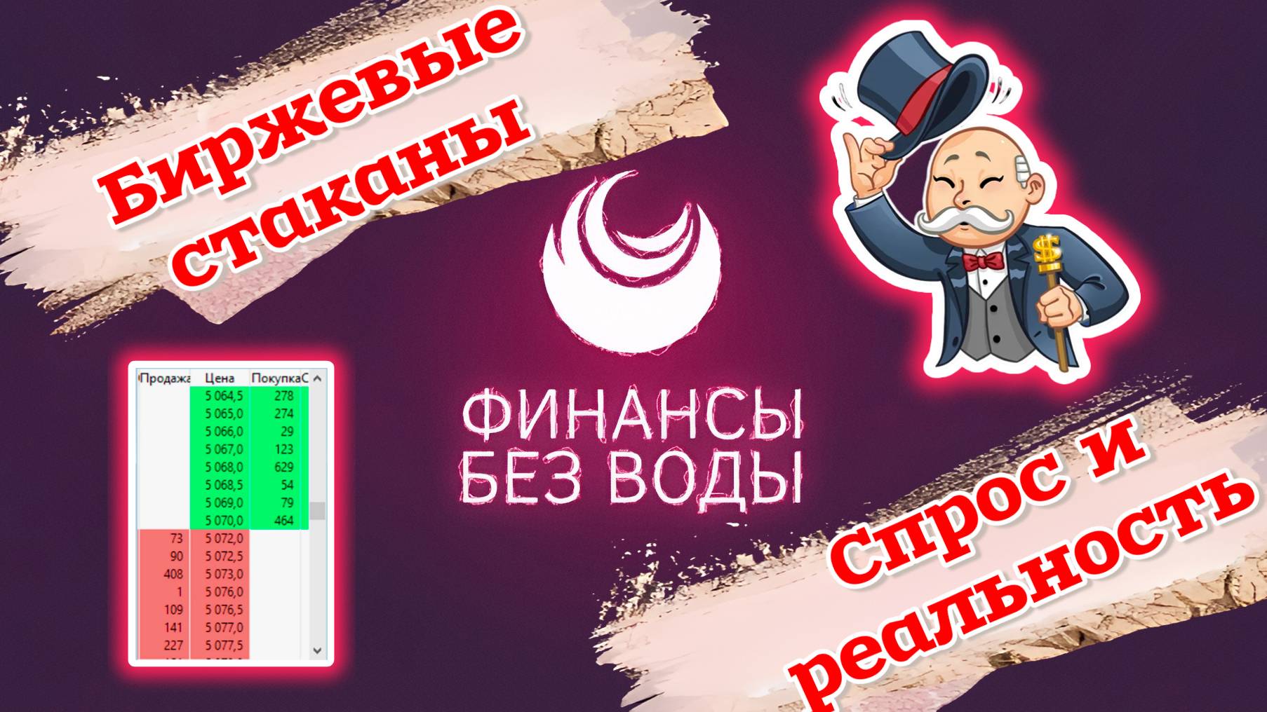 Биржевые стаканы. Спрос и реальность.
