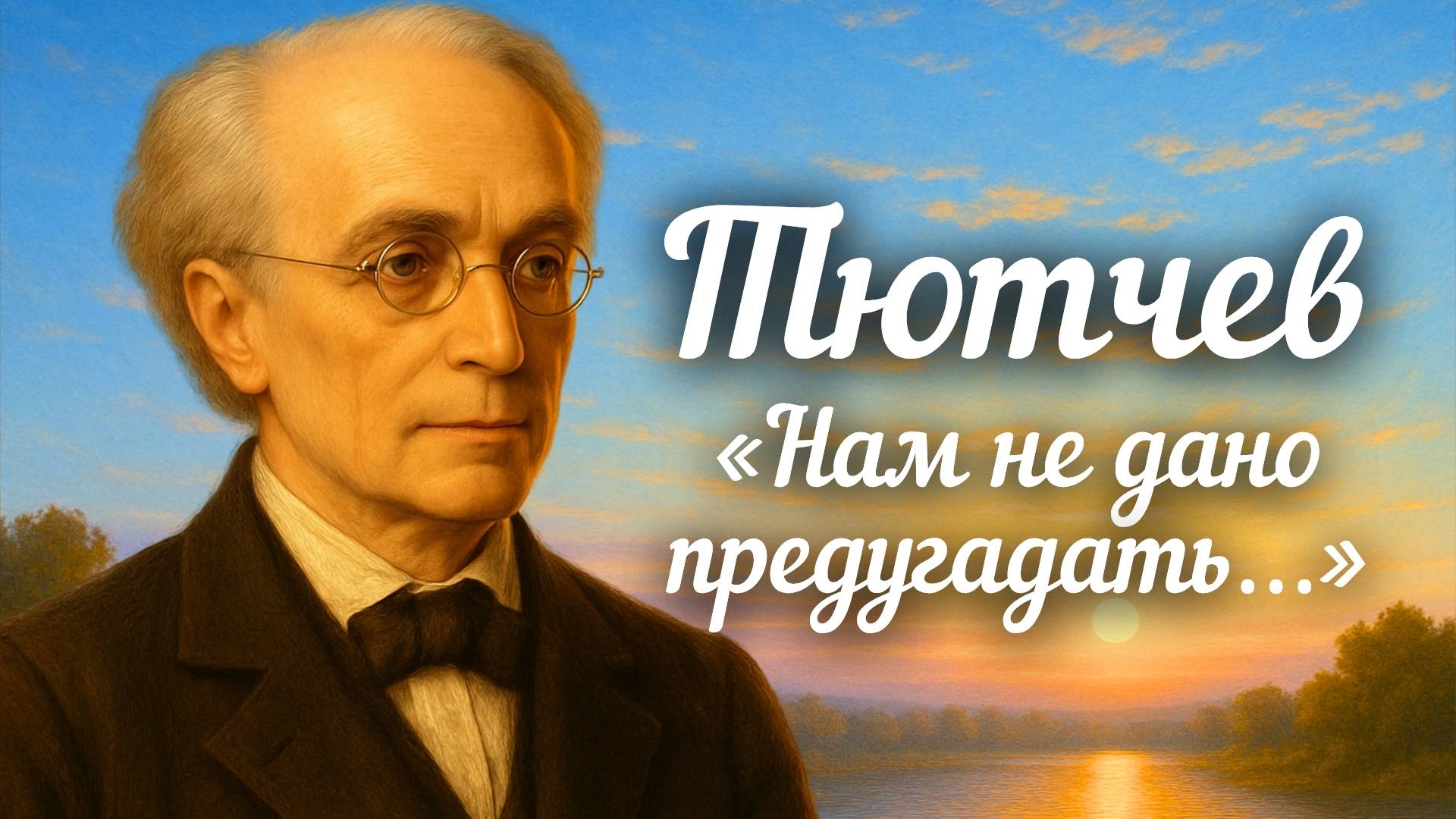 Тютчев Ф.И. Нам не дано предугадать…