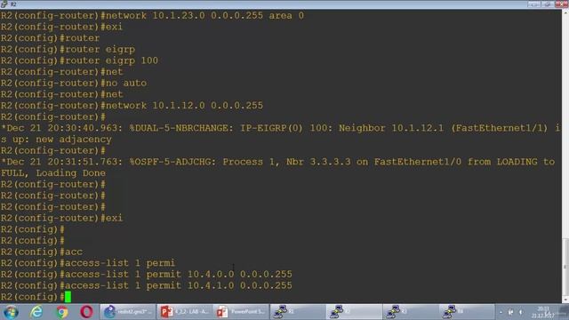 CCNP_Udemy_20_04. LAB -Advanced Redistribution Configuration