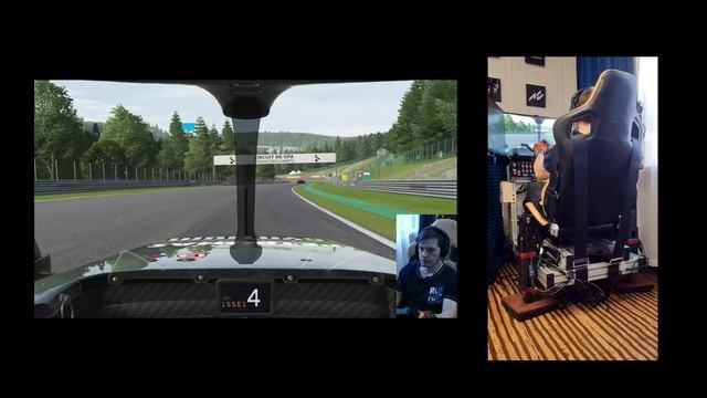 Самодельная подвижная платформа - Тесто ПО - rFactor 2 - Formula Pro