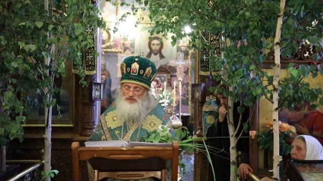 Проповедь архиепископа Дамиана на Троицу.Киевский Свято-Введенский мужской монастырь.16.06.2019