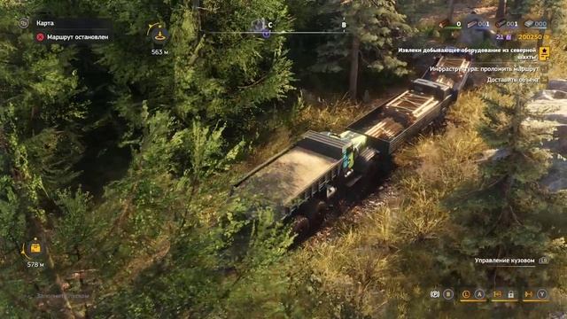 Помощь транспорту ИИ в преодолении бездорожья в RoadCraft