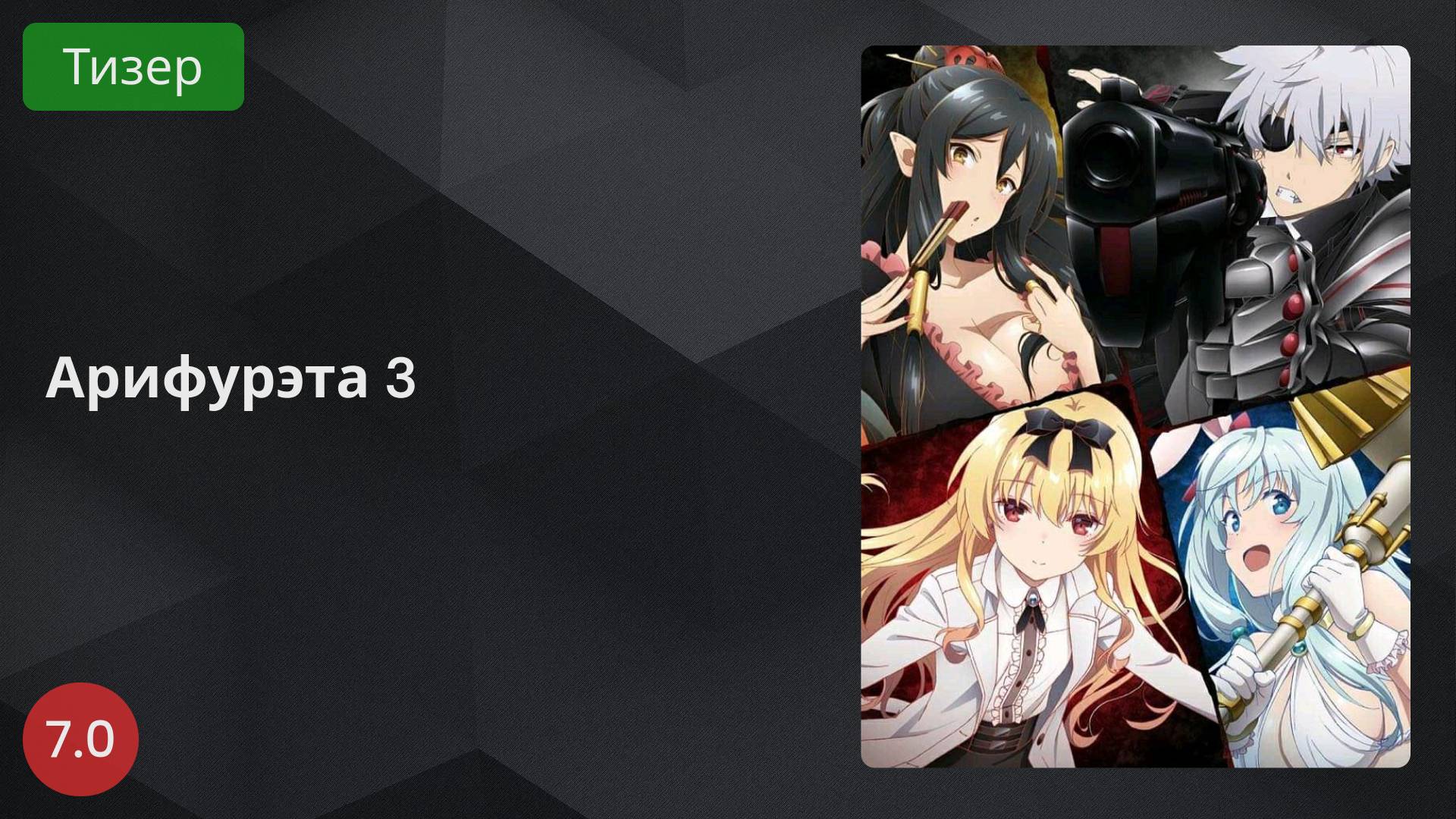 Арифурэта 3 сезон 2024 - Тизер