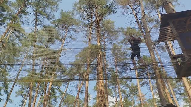 ПОЛОСА ПРЕПЯТСТВИЙ ВЕРЁВОЧНЫЙ ГОРОДОК СКАЗОЧНЫЙ ЛЕС ТАМБОВ