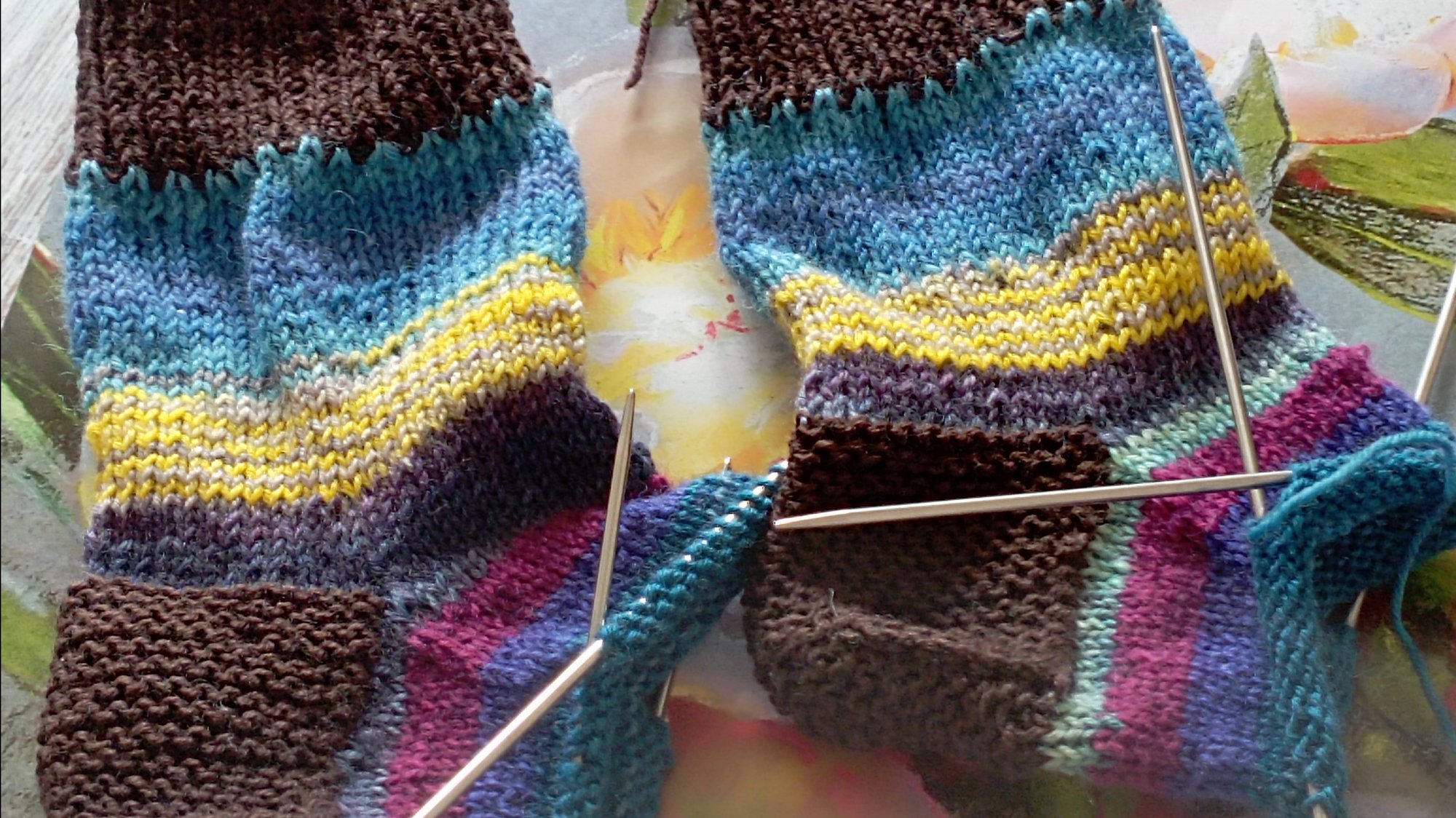 Четвертый этап игры-авантюры Уютный носочек с Екатериной Шурм