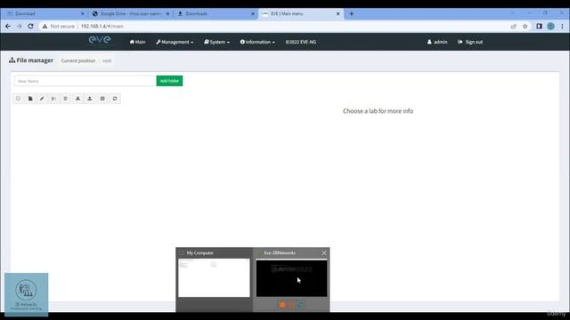 CCSA_Udemy_21_01. Install and configure Eve-ng VM on VMware Workstation Pro (OLD Method)
