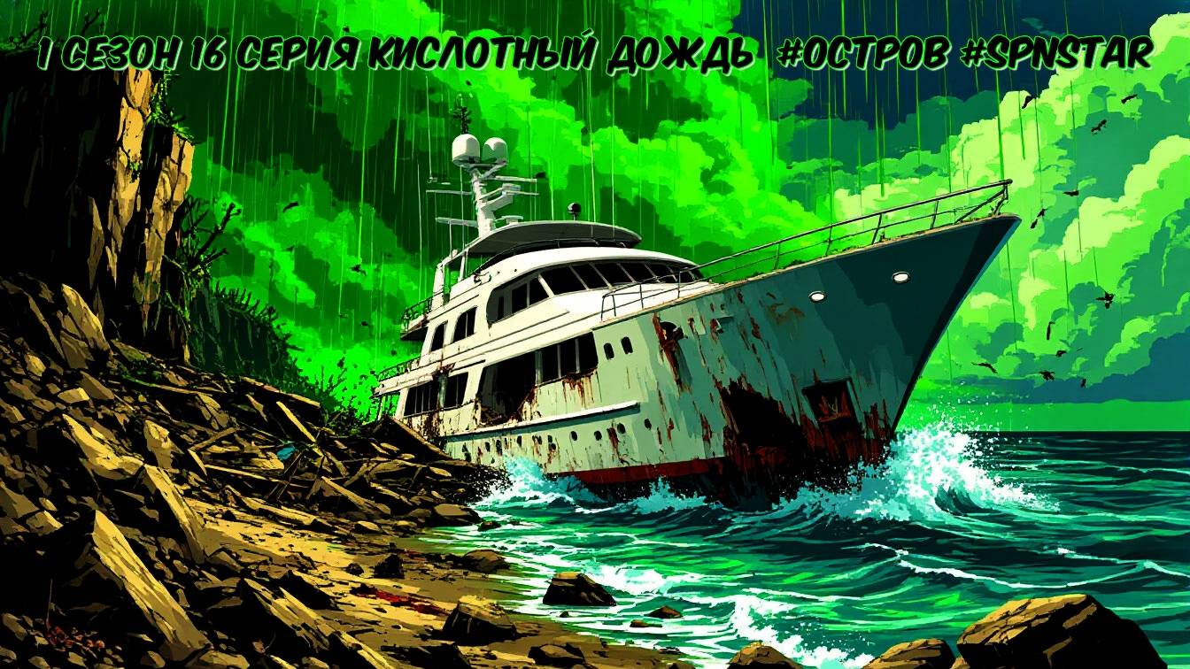 1 сезон 16 серия КИСЛОТНЫЙ ДОЖДЬ #ОСТРОВ #Сериал #SPNSTAR РЕАЛИСТИЧНЫЙ МАЙНКРАФТ Физик мод #Physics