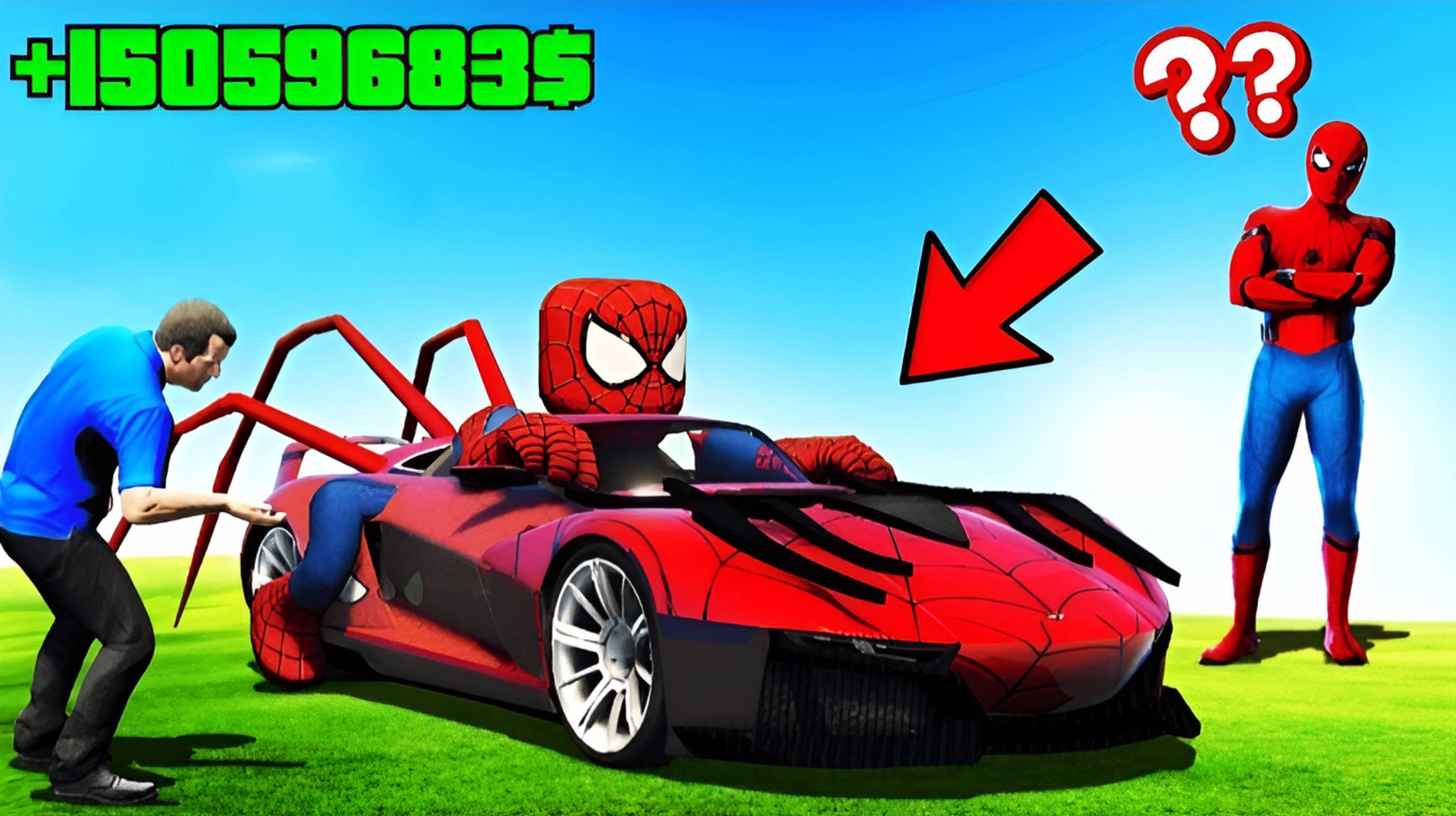 УГНАЛ ВСЕ ТАЧКИ ЧЕЛОВЕКА ПАУКА В ГТА 5 МОДЫ! РЕАЛЬНАЯ ЖИЗНЬ GTA 5 ONLINE