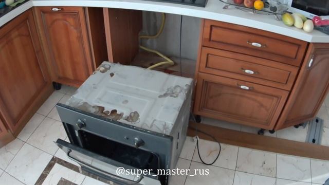 Установка нового газового духового шкафа | монтаж новой модели на место старой.