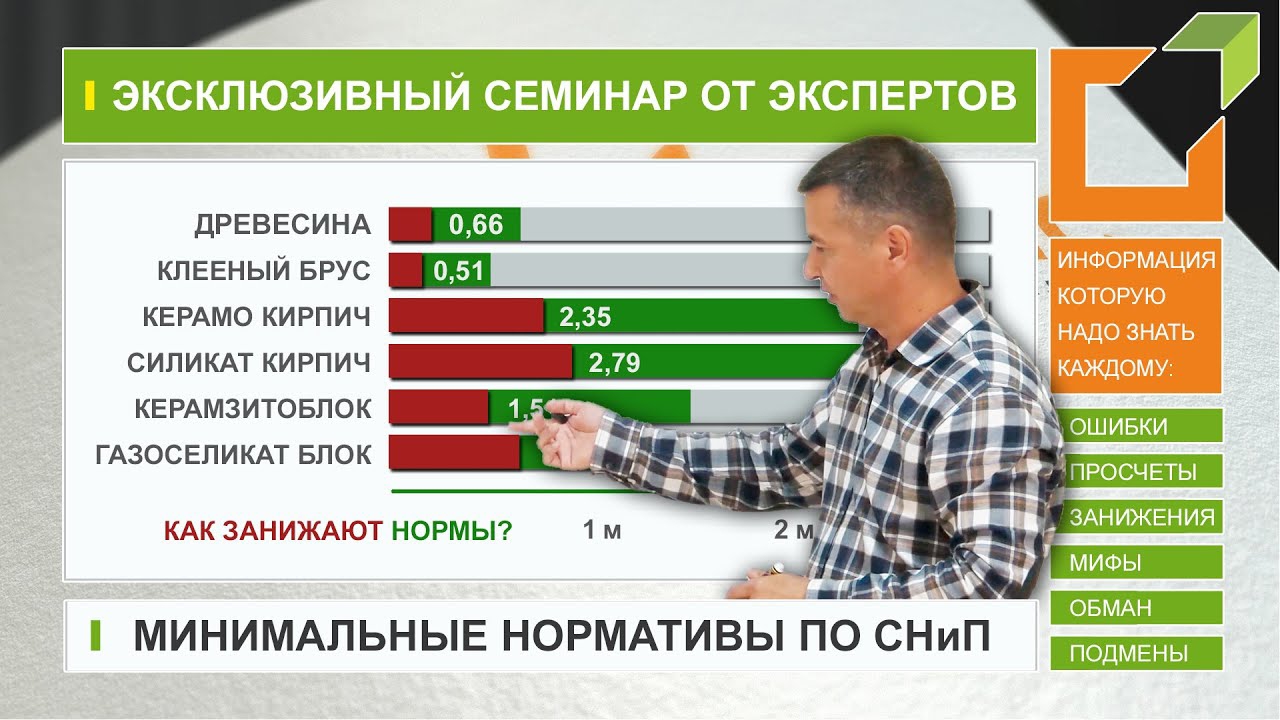 ► Вся правда о стройматериалах. Из чего построить энергоэффективный дом?