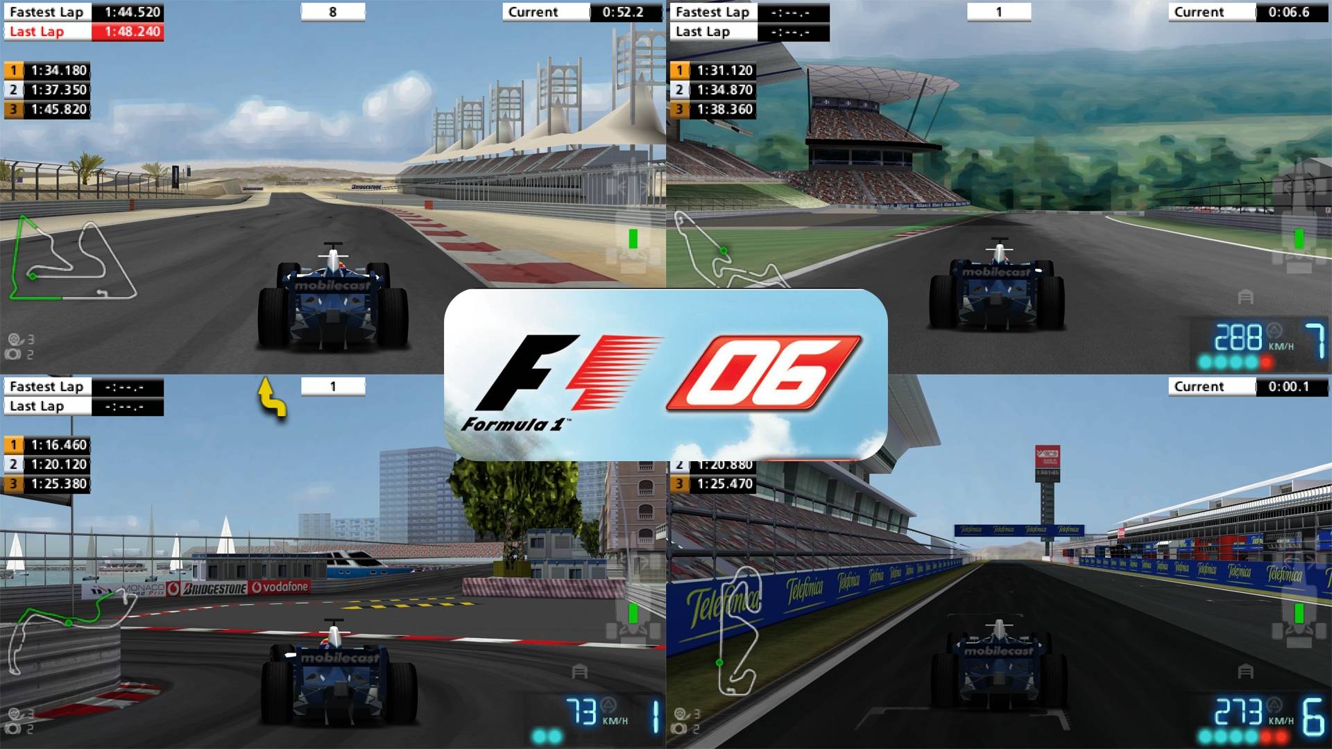 Formula One 06 (PSP) - Все Гоночные Трассы