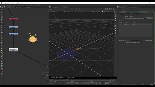 16-Character & Godrays