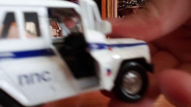 Шикарная полицейская моделька УАЗ Хантер ППС от фирмы автогранд.