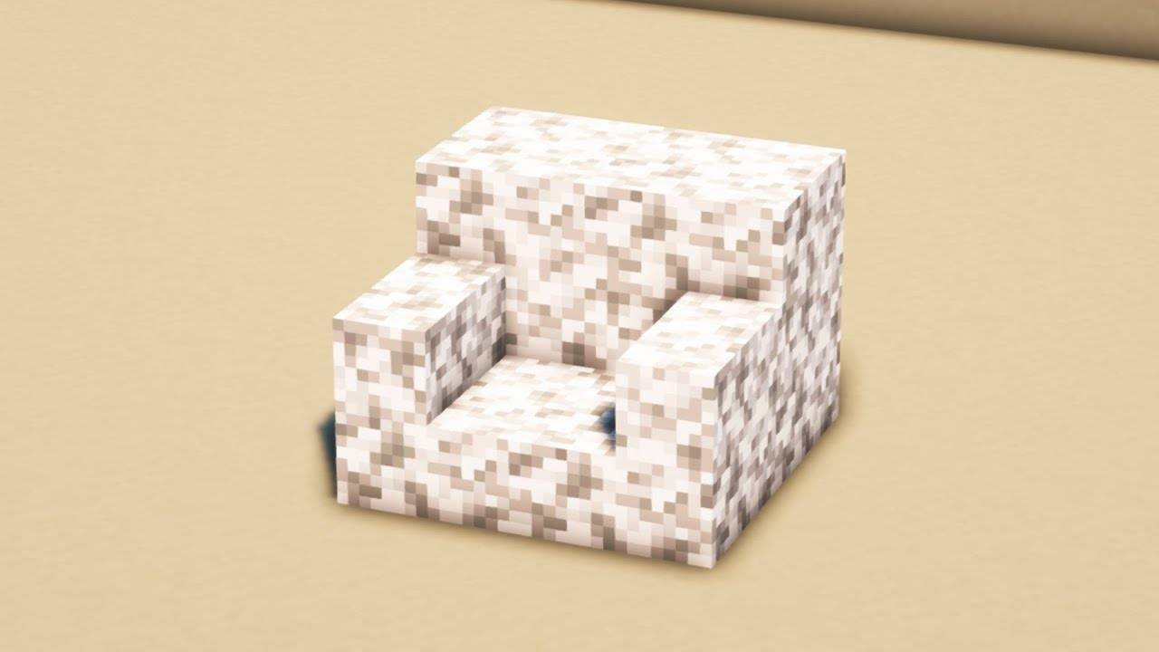 Украшение кресла в Майнкрафте