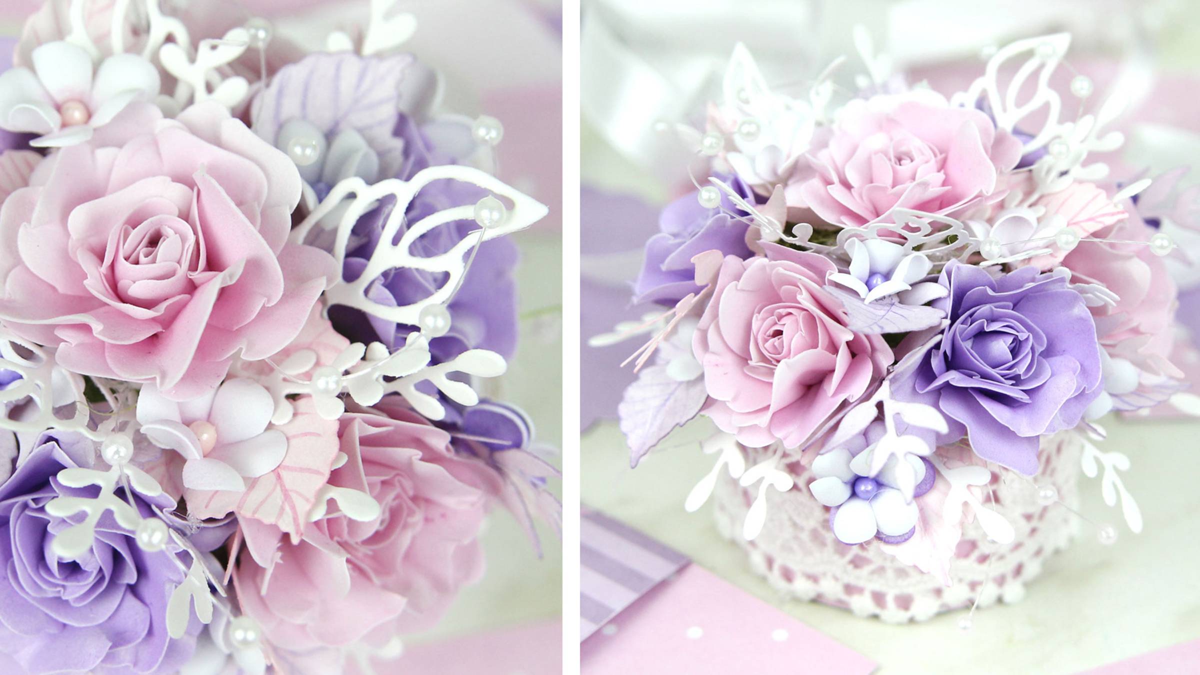 Собираю красоту из розочек, мелкоцветов и листков 🥰 Миниатюрный букет своими руками для подарка 🎁