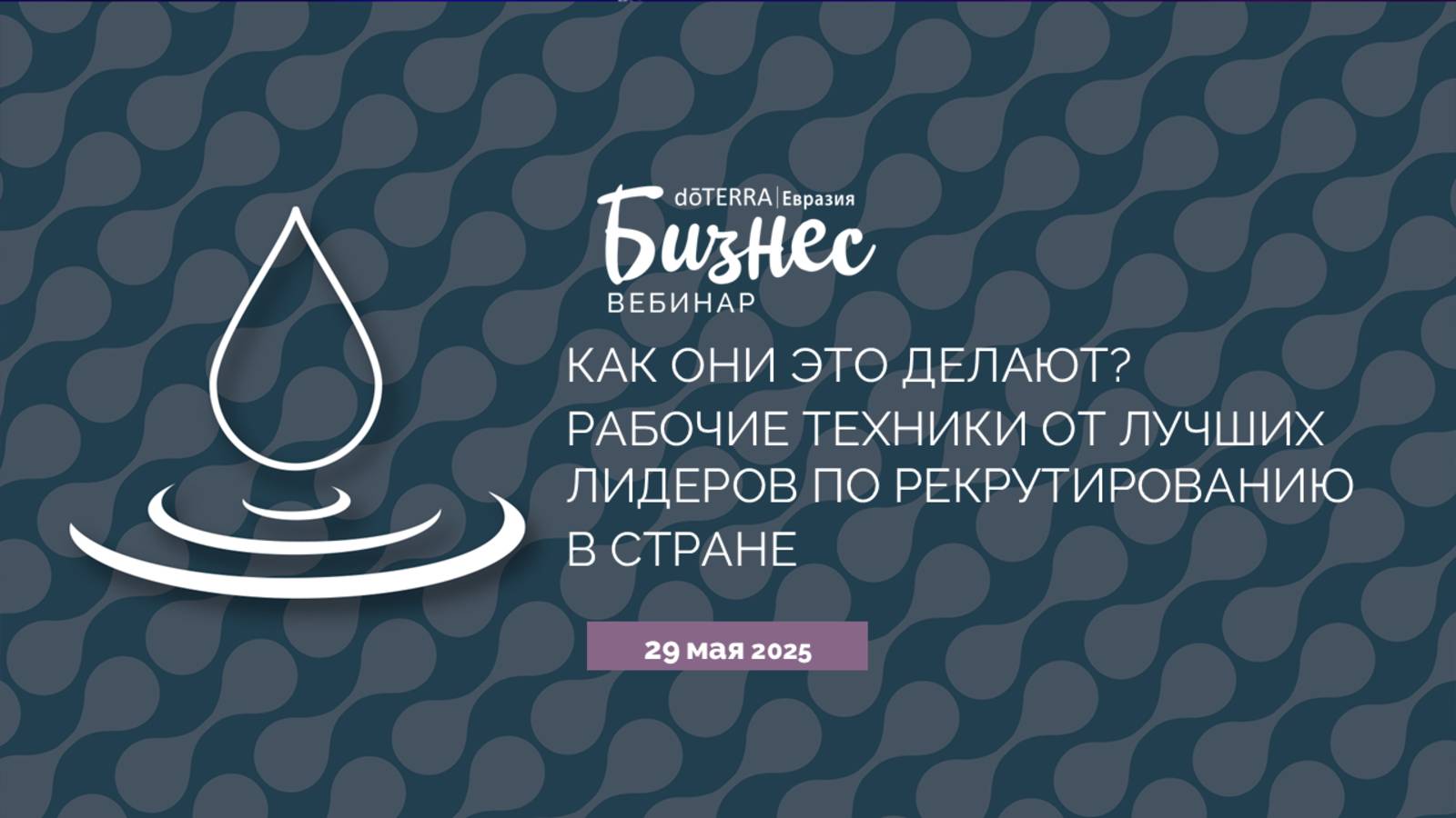 "Как они это делают? Рабочие техники от лучших Лидеров по рекрутированию в стране" (29.05.2025)